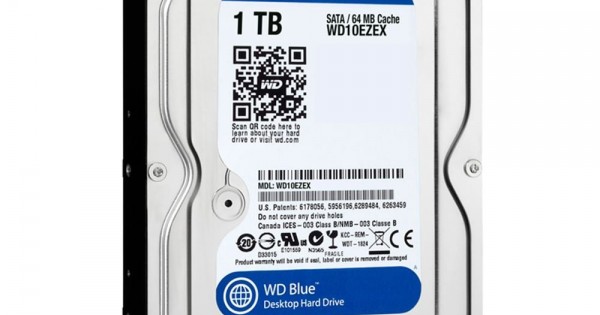 Western Digital Blue 1Tb 7200Rpm 64Mb Hdd - HDD-262